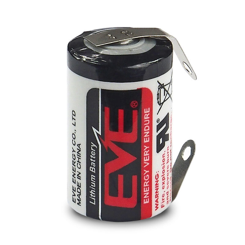 Lithium battery EVE ER14250 / LS14250 1/2AA CNR PLATE 3,6V LiSOCl2 size 1/2 AA - online store ...